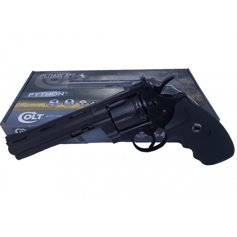 Vzduchový CO2 revolver UMAREX Colt Python 6″ 4,5 mm Diabolo/BB